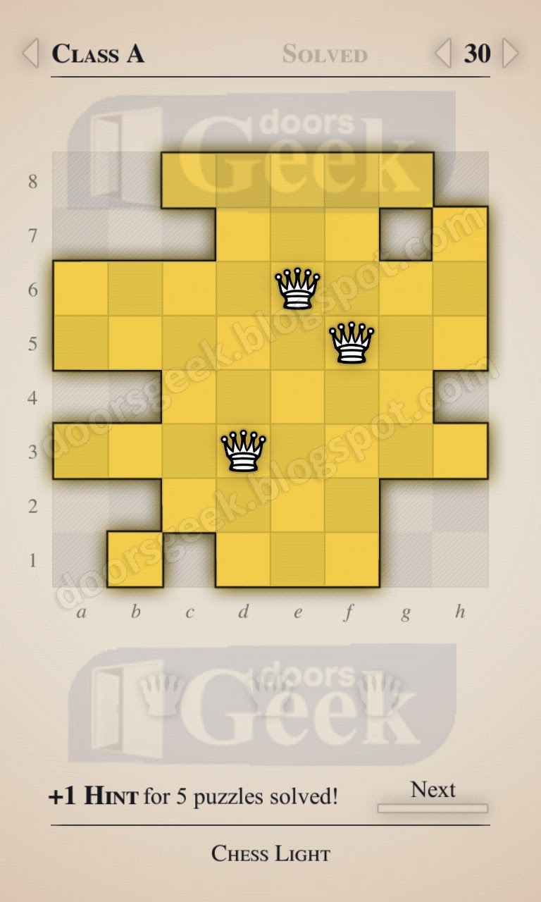 Chess Light [Class A] Level 30 ~ Doors Geek